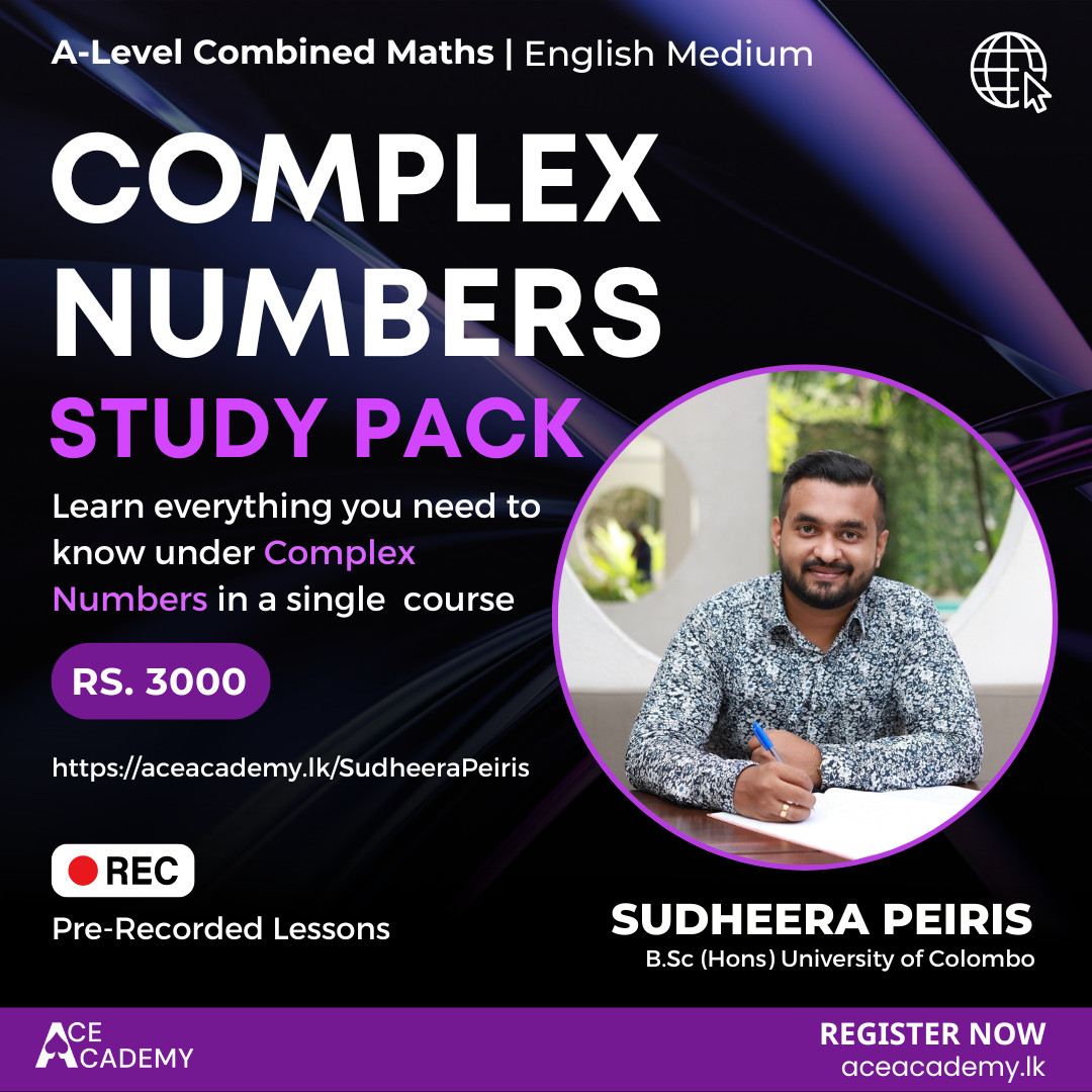 Complex Numbers | සංකීර්ණ සංඛ්‍යා | By Mr. Sudheera Peiris | Epsilon ...