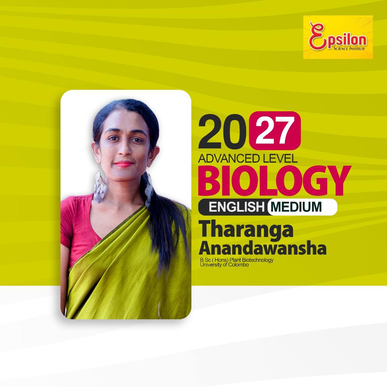 2027 Biology English Medium - New Intake | Epsilon Science Institute